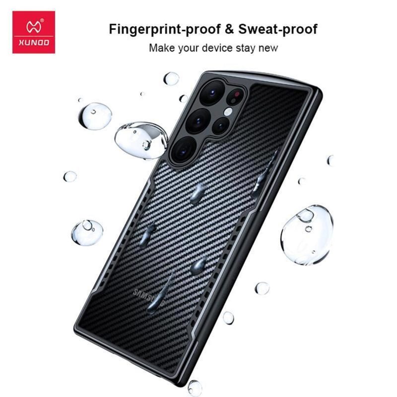 XUNDO CARBON FIBRE FINGERPRINT PROOF CASE – S23 Ultra – Shynzo